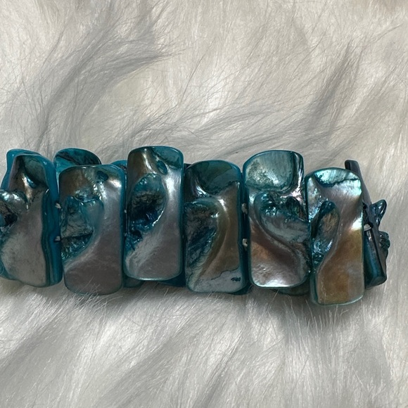 The Unbranded Brand | Accessories | Blue Iridescent Vintage Shell ...
